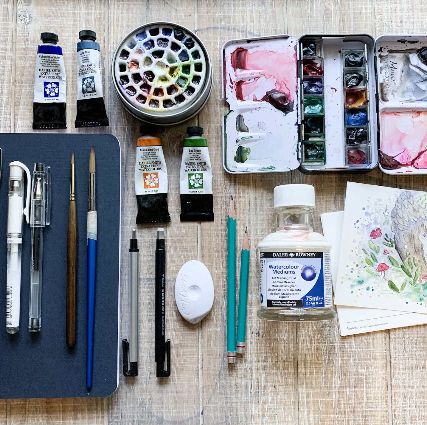 Essential Tools for Beginner Watercolourists – Etchr Lab