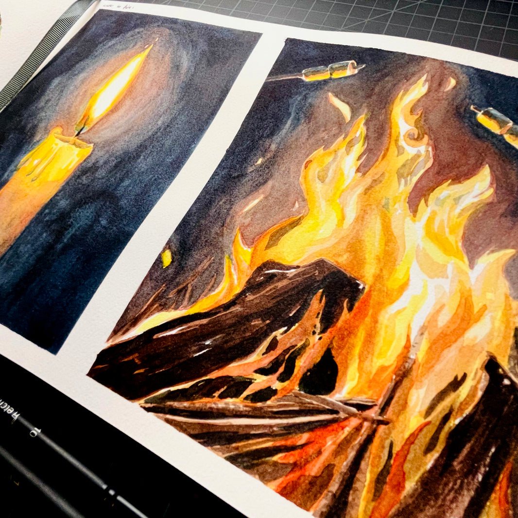 How to Paint Fire – Etchr Lab