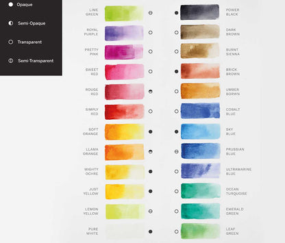 Etchr Watercolour Set | 24 Half Pans – Etchr Lab